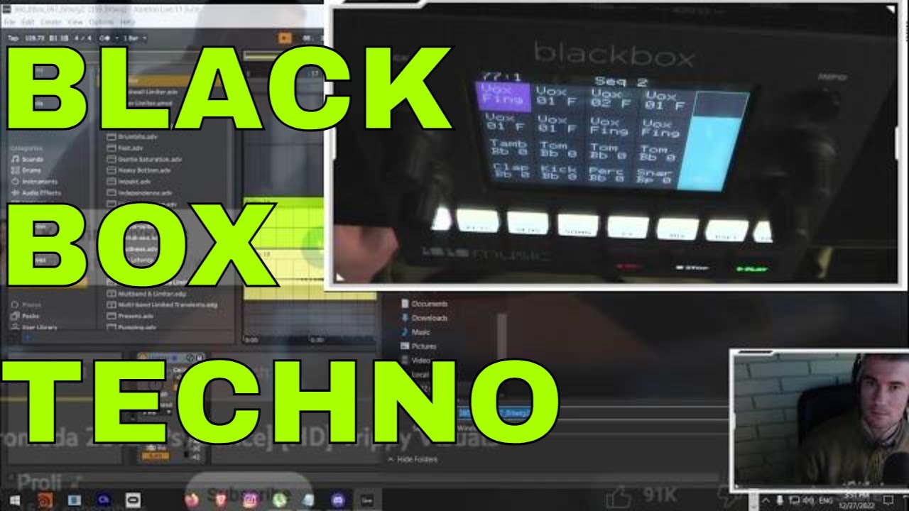 Black Box Ten Ten Ten Music Techno and workflow #1375 - YouTube