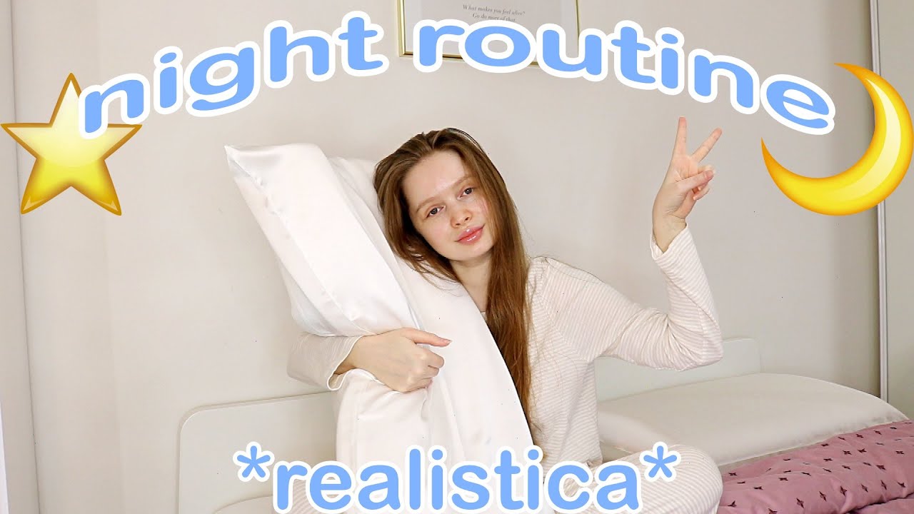 LA MIA NIGHT ROUTINE *REALISTICA* 2021 😴🌙 - YouTube