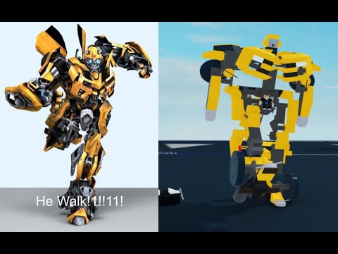 Walking transformer guide (Plane Crazy) - YouTube