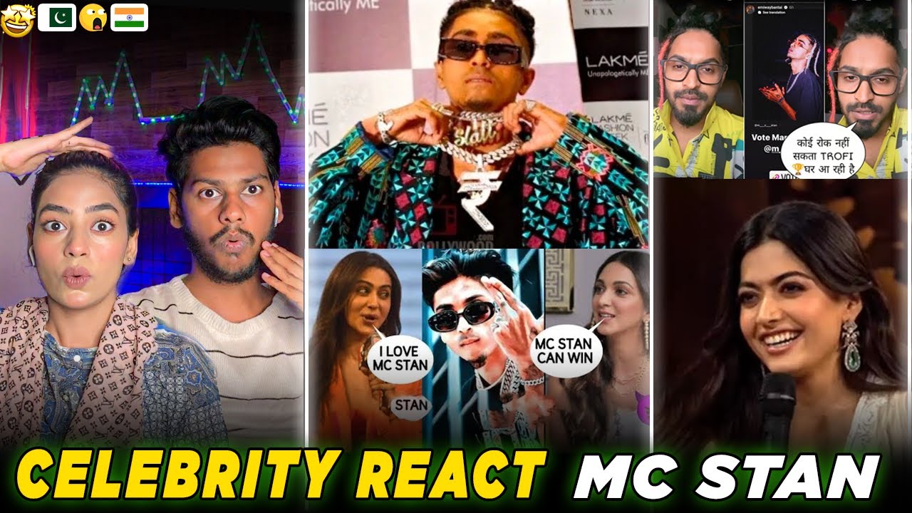 Celebrities Reactions On MC STAN | Attitude Videos🔥 - YouTube