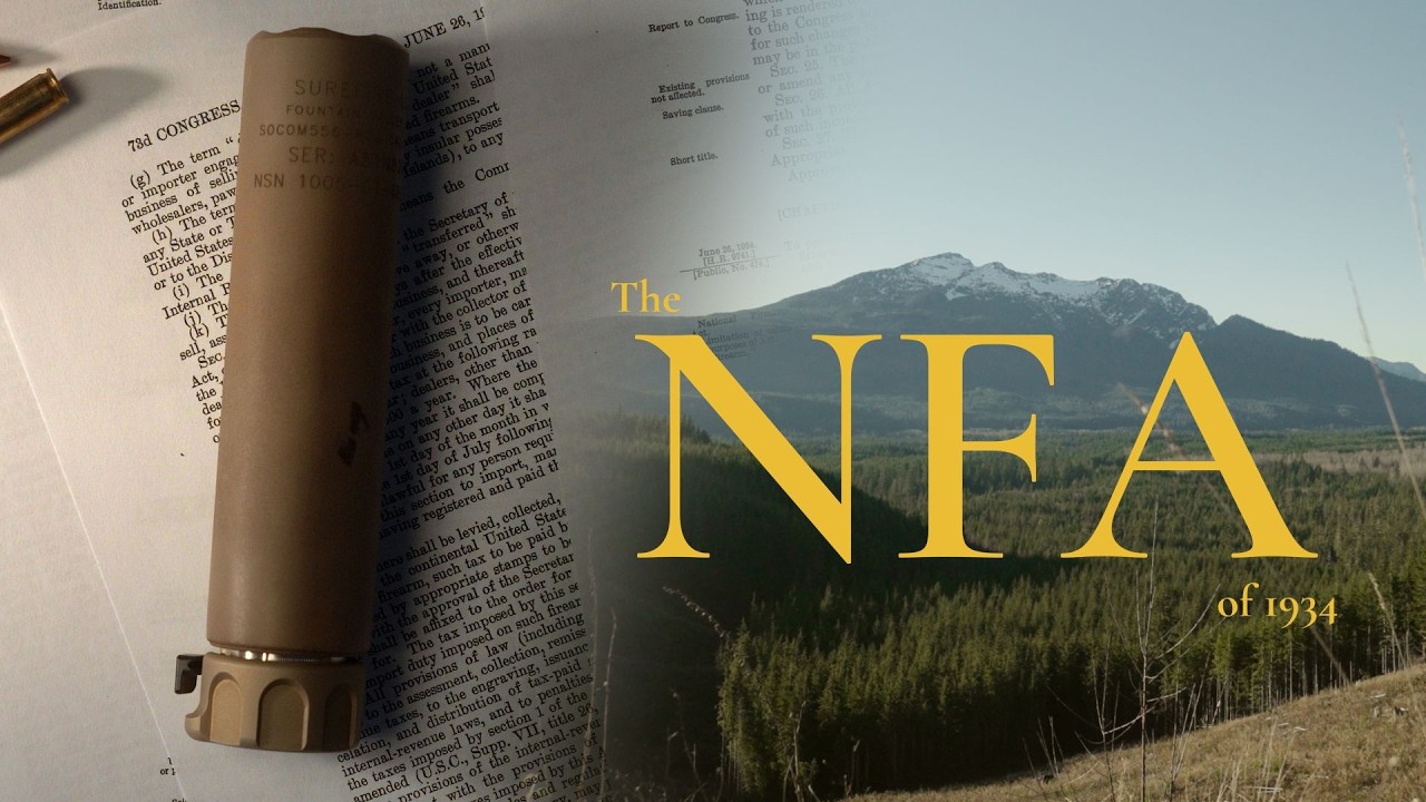 NFA Items Explained - the History of the National Firearms Act - YouTube