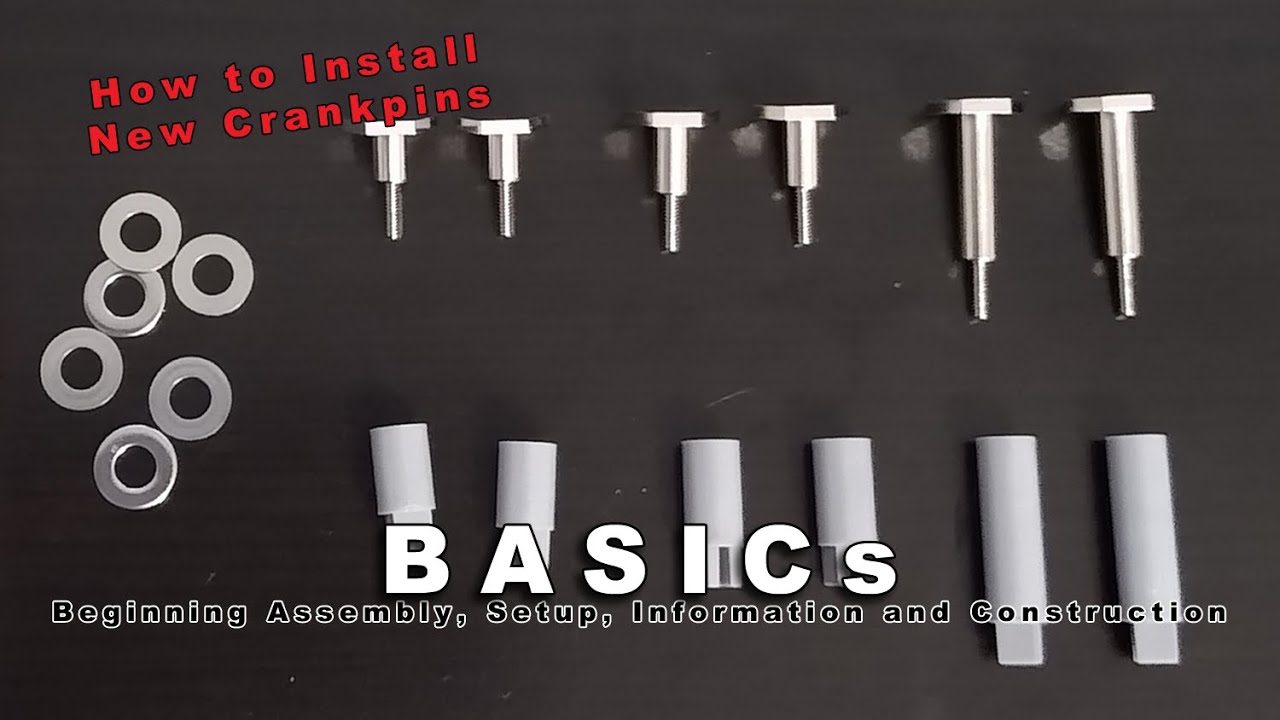 Installing New Crankpins - YouTube