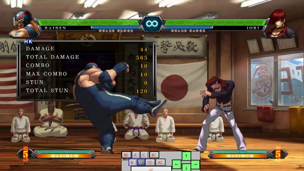 KOF XIII - Raiden HD combo - YouTube