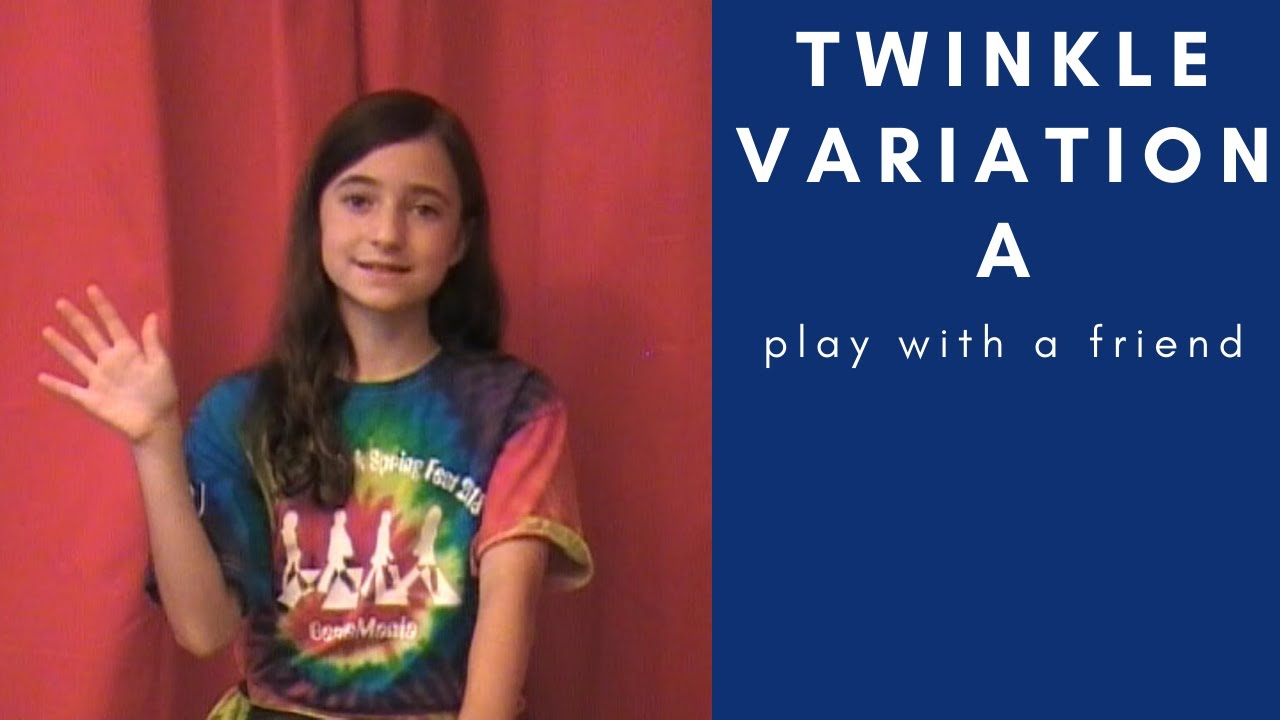 Suzuki Violin Twinkle Variation A Book 1 - YouTube
