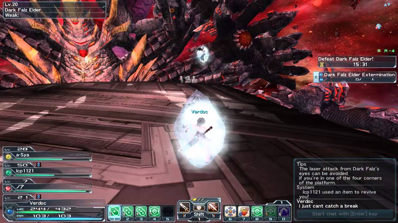 Lets Play: Phantasy Star Online 2 "Dark Falz Elder" - YouTube