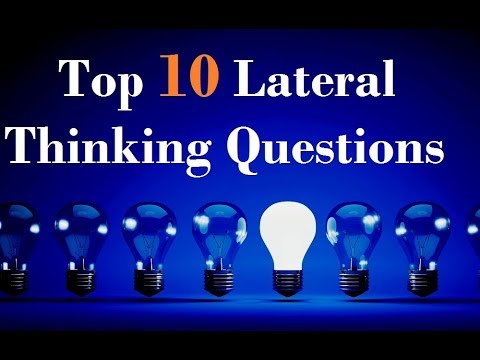 Top 10 Toughest Lateral Thinking Questions - Answer If you can!! - YouTube