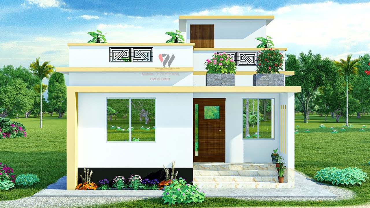 লম্বা জায়গায় বাড়ির ডিজাইন . House Design Bangladesh. - YouTube