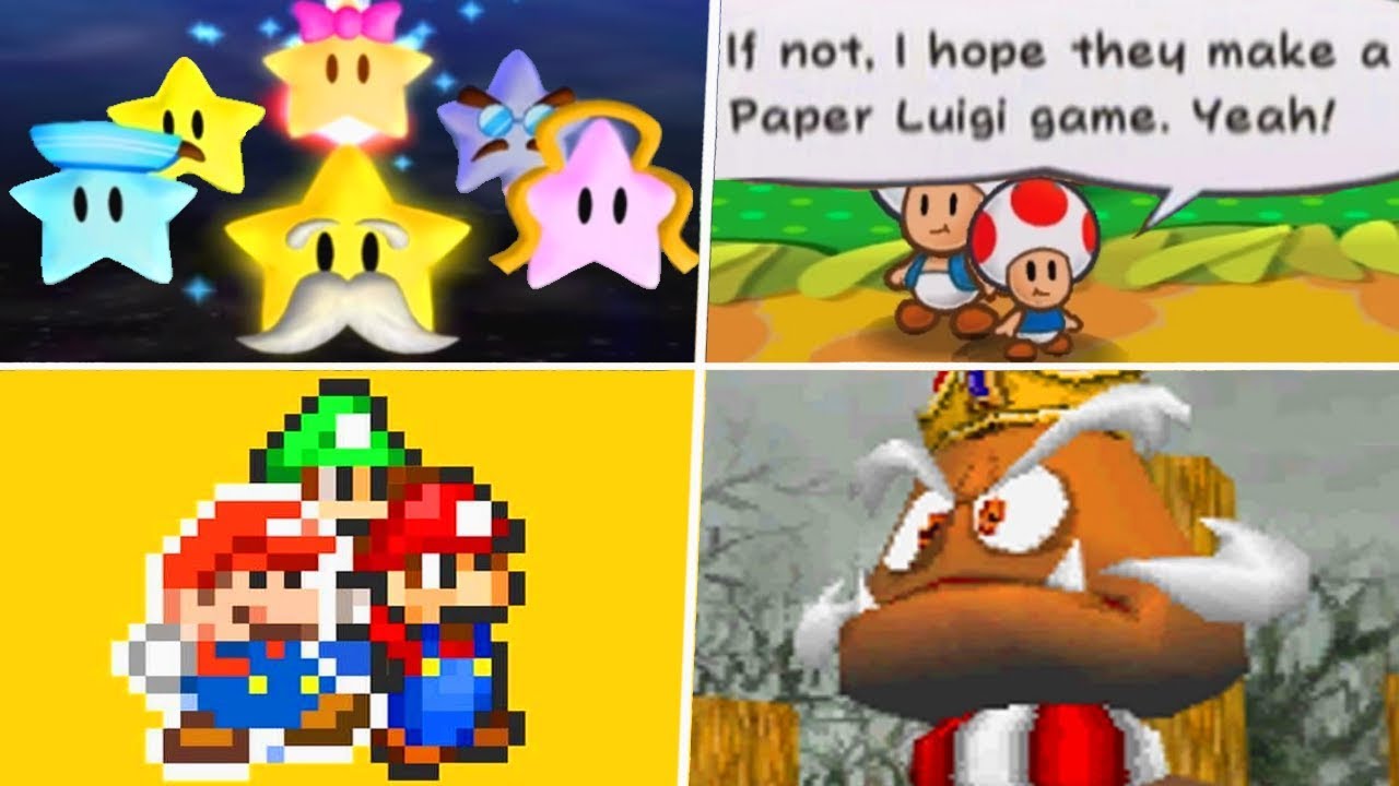 Evolution of Paper Mario References in Nintendo Games (2001 - 2019 ...