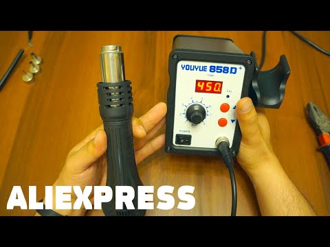 🌡 ТЕСТ/ОБЗОР НЕДОРОГОЙ НАРОДНОЙ ПАЯЛЬНОЙ СТАНЦИИ/ФЕН 858D С АЛИЭКСПРЕСС