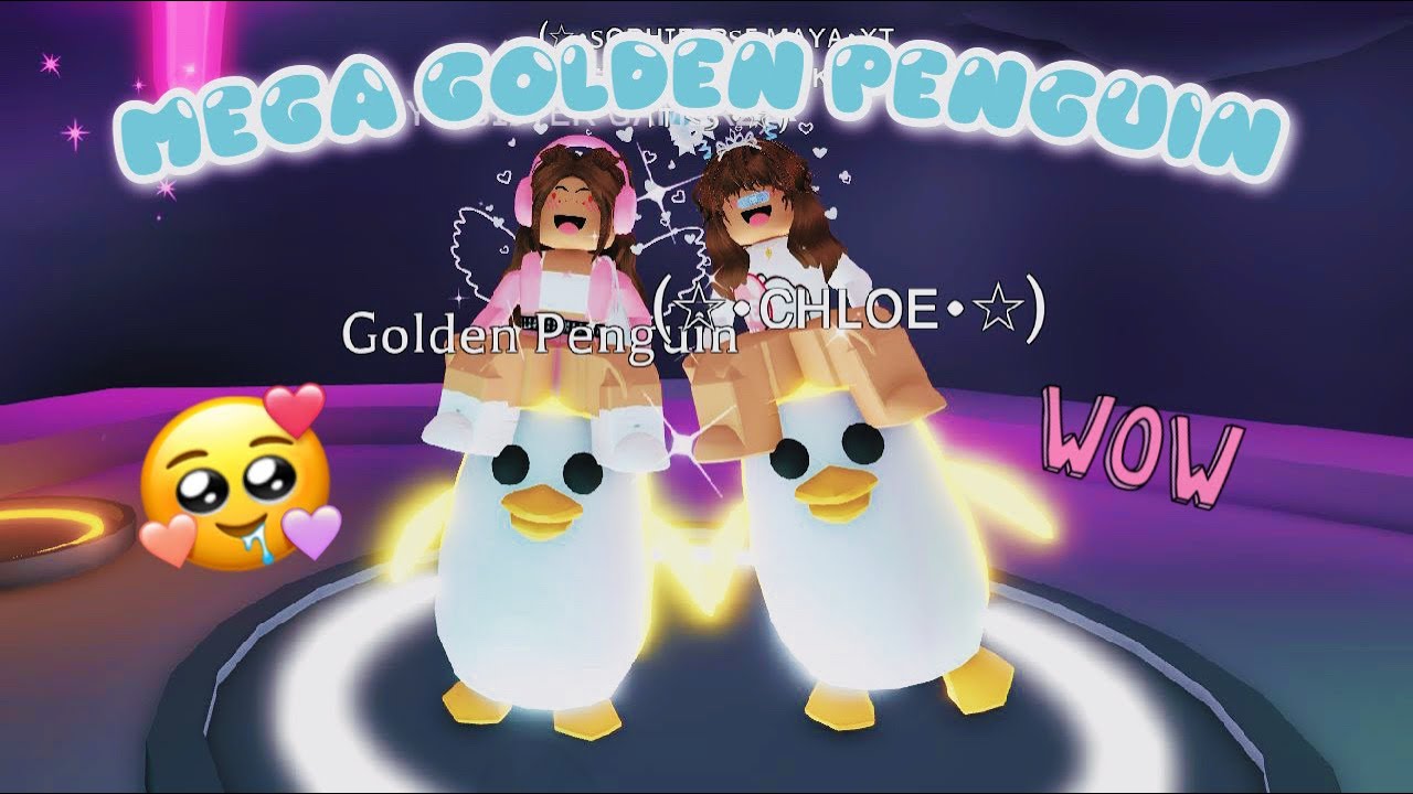MAKING A MEGA GOLDEN PENGUIN WITH FRIENDS! 🤩🥺🎉 - YouTube