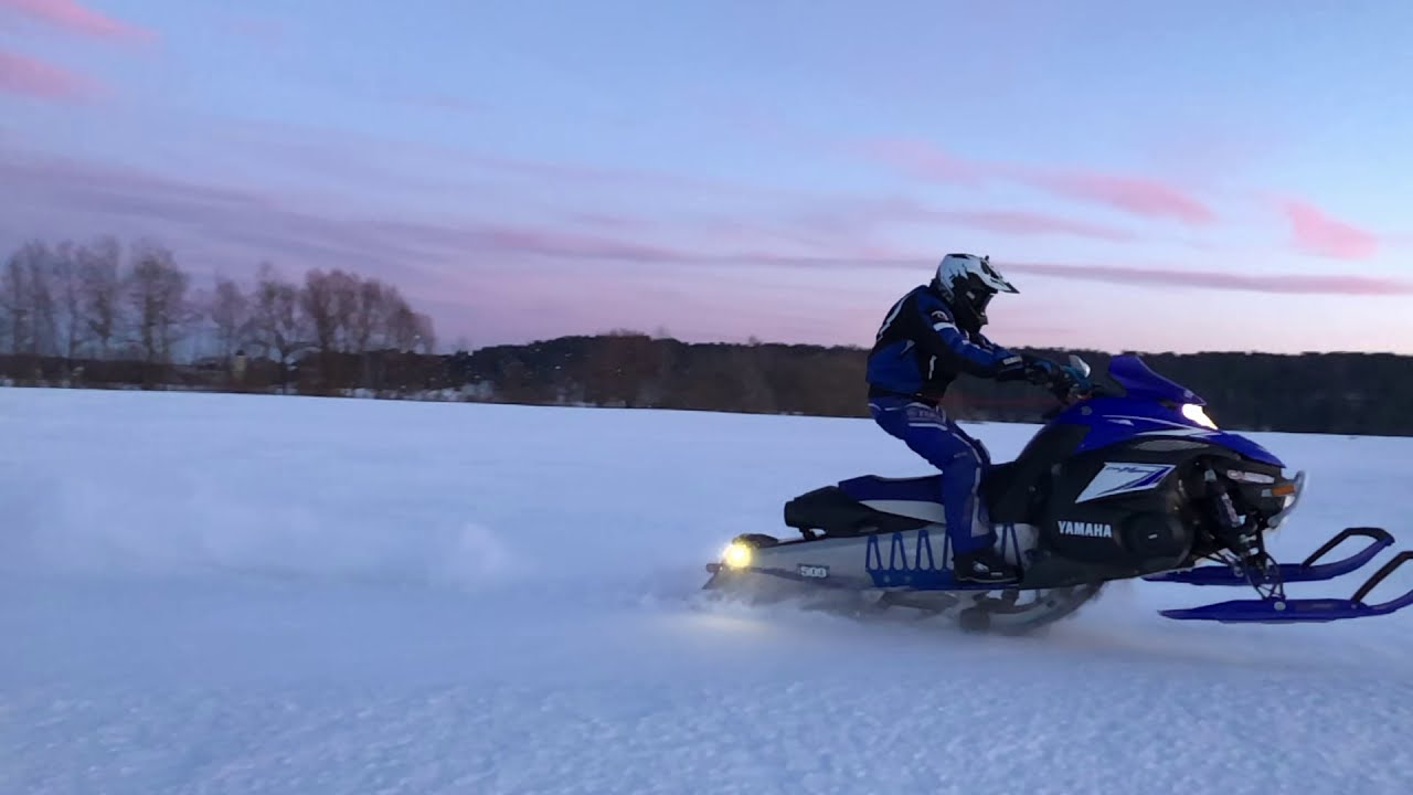 Snowmobile Acceleration Slow Mo - YouTube