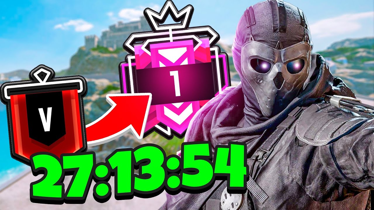 Copper to #1 Champion in ONE STREAM - R6 Ranked Speedrun - YouTube