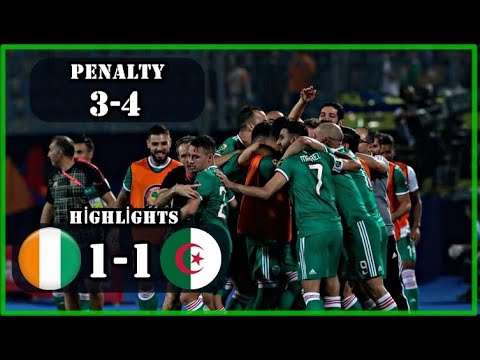 FİLDİŞİ SAHİLİ 1-1 CEZAYİR MAÇ ÖZETİ ALL GOALS EXTENDED 2019
