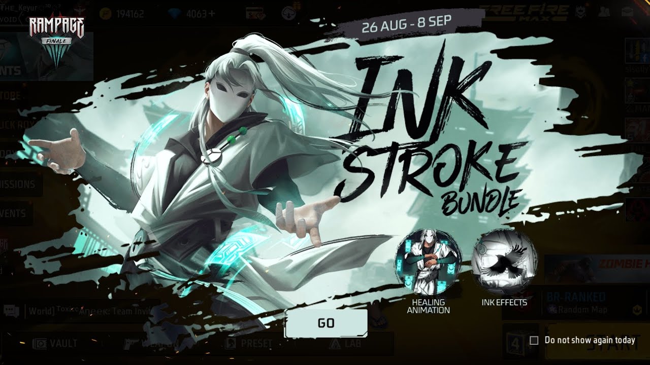 ink ring event free fire | ink stroke bundle free fire |New free fire ...