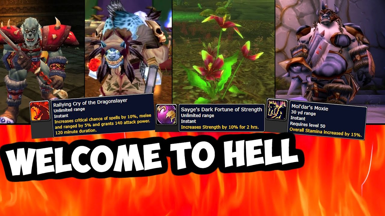 Classic WoW Warrior DPS World Buff Guide (Phase 2) - YouTube