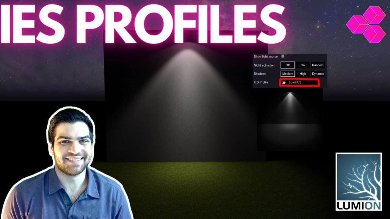 Custom IES PROFILES in LUMION 11!! NEW FEATURE!! - YouTube