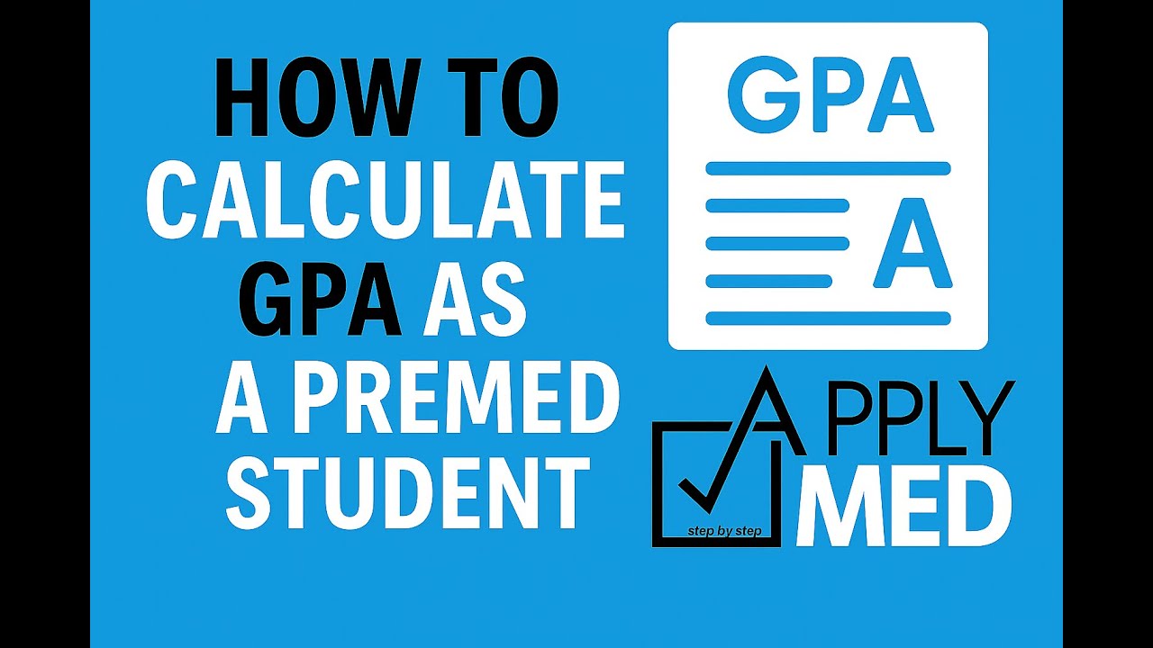 GPA and Science GPA for Premed Students - YouTube