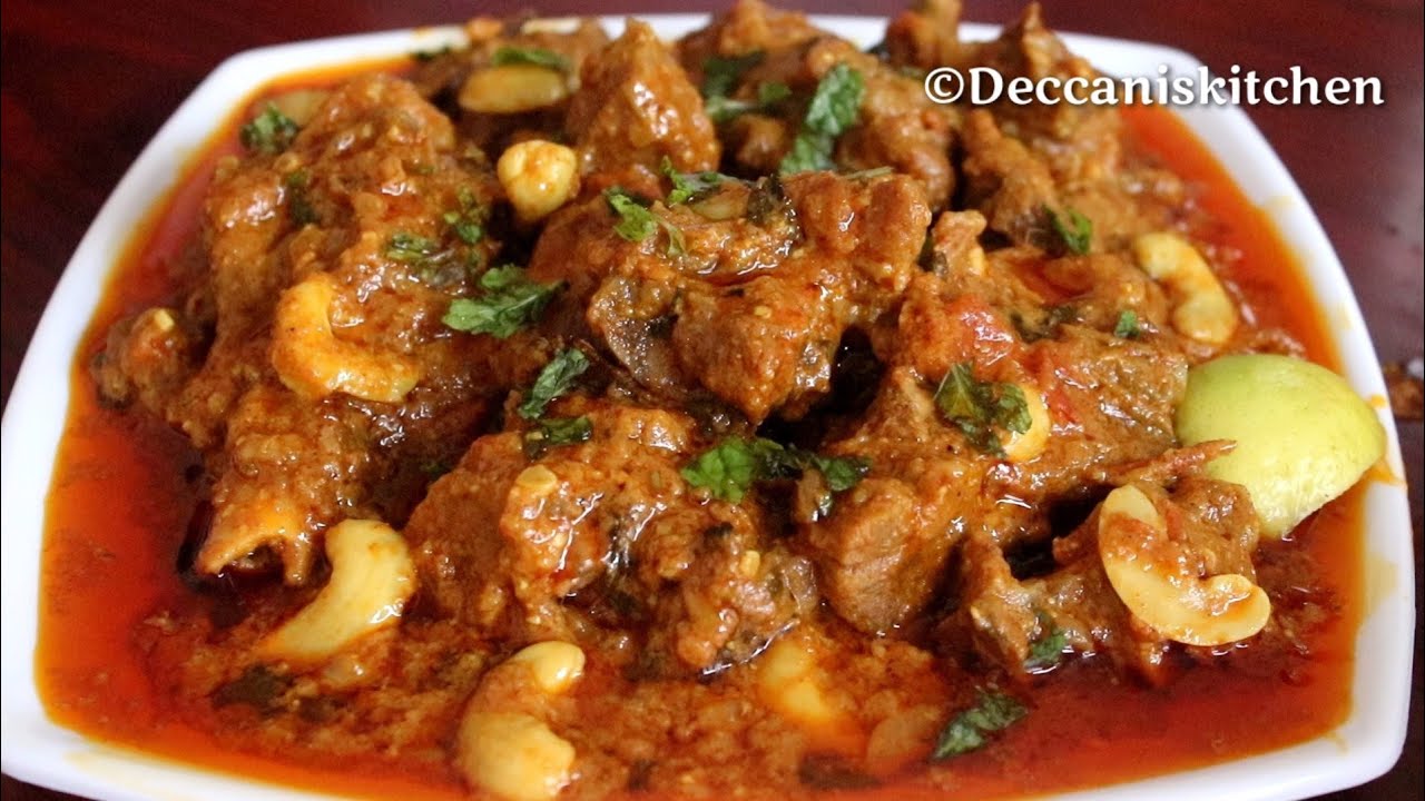 Mutton Masala Curry | Easy & Simple Mutton Masala Recipe By Deccanis ...