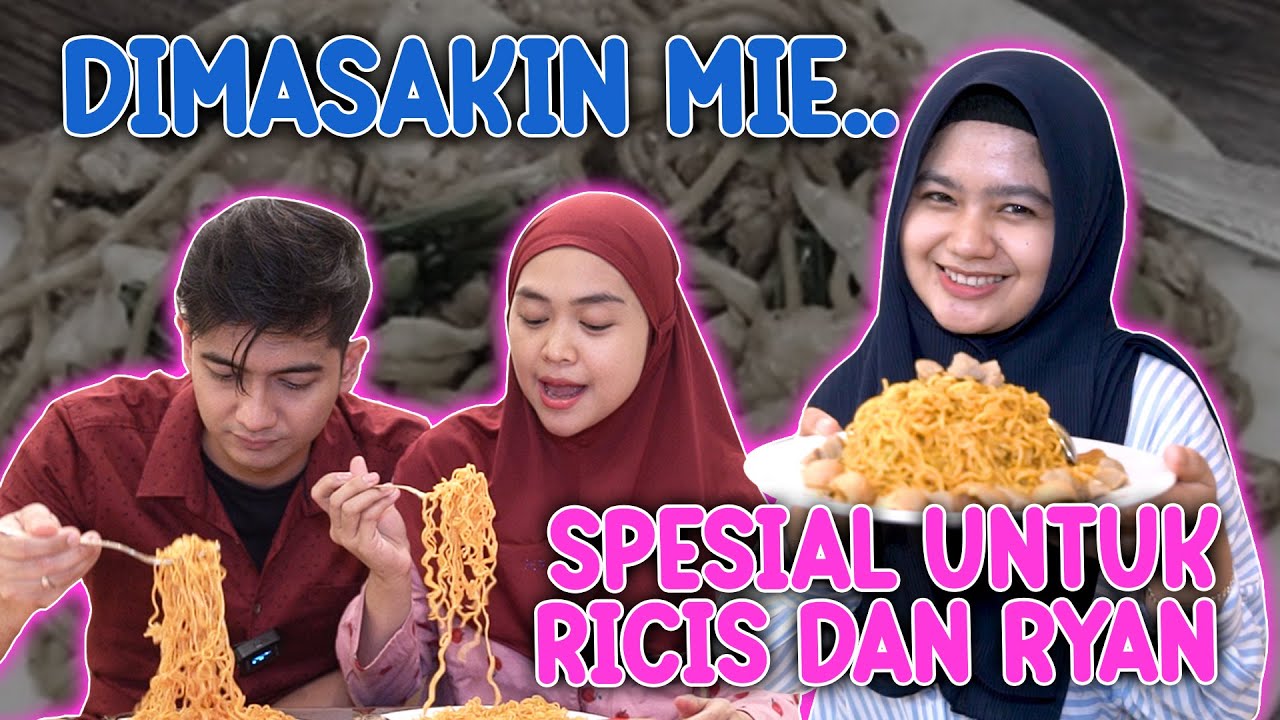 PUPUT MASAK MIE JUMBO UNTUK RICIS DAN RYAN.. - YouTube