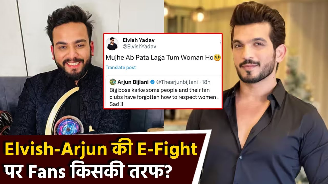 Elvish Yadav Calls Arjun Bijlani 'Woman', Sparks new controversy, Fans are reacting over this ...