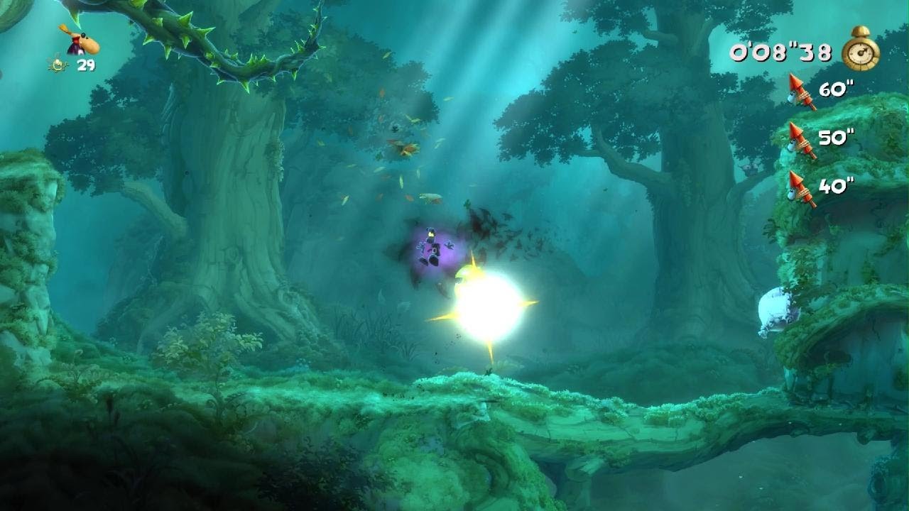 Rayman Legends livello di dark rayman - YouTube