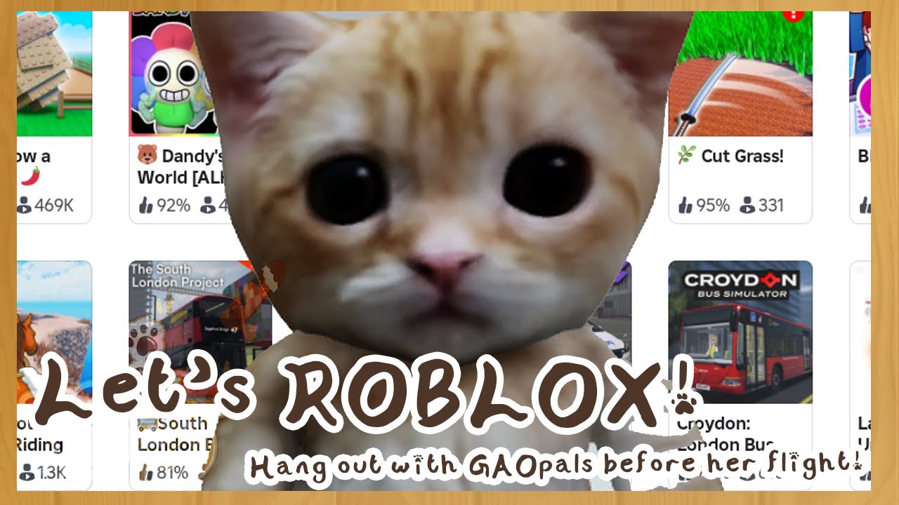 Last UK stream for a month!! Let's ROBLOX V-TUBER - YouTube