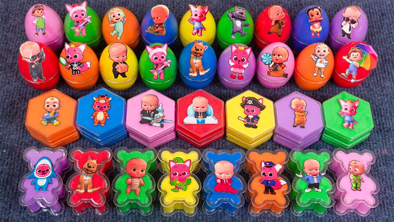 Pinkfong Slime & Clay Playtime! Jeni, Hogi, and Bebefinn’s Colorful ...