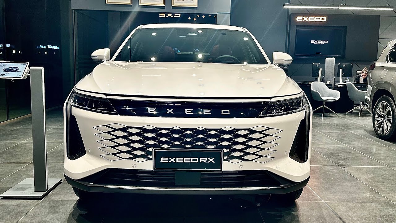 EXEED RX 2025 white premium car and award winning futuristic design # ...