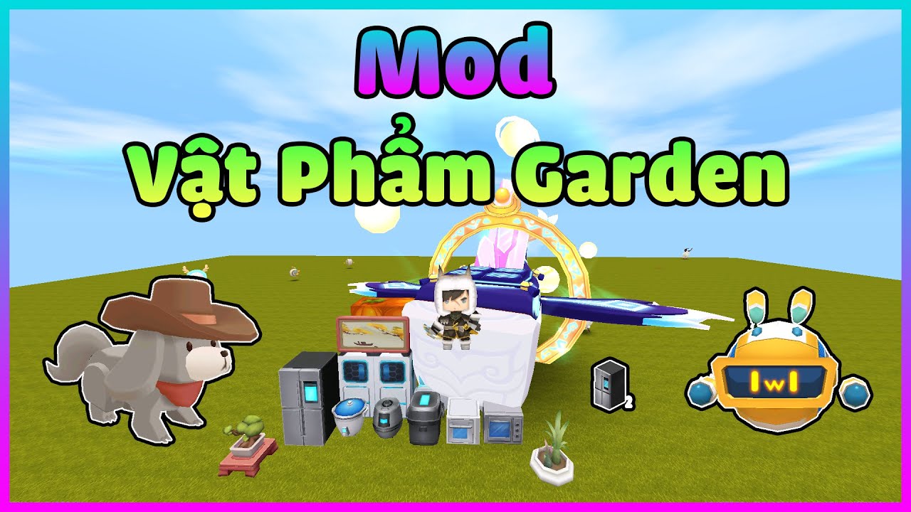 Mod Các Vật Phẩm Từ Map Garden - Mini World 0.52 - YouTube