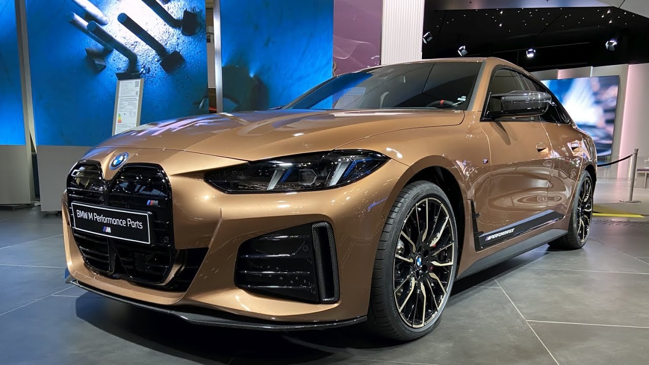 2025 BMW i4 M50 in Liquid Copper Metallic + M Performance Parts - YouTube