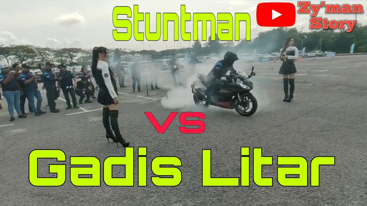 Malaysia Biggest Auto Show 2023 MAEPS Serdang. STUNTMAN ACTION WITH 2 ...