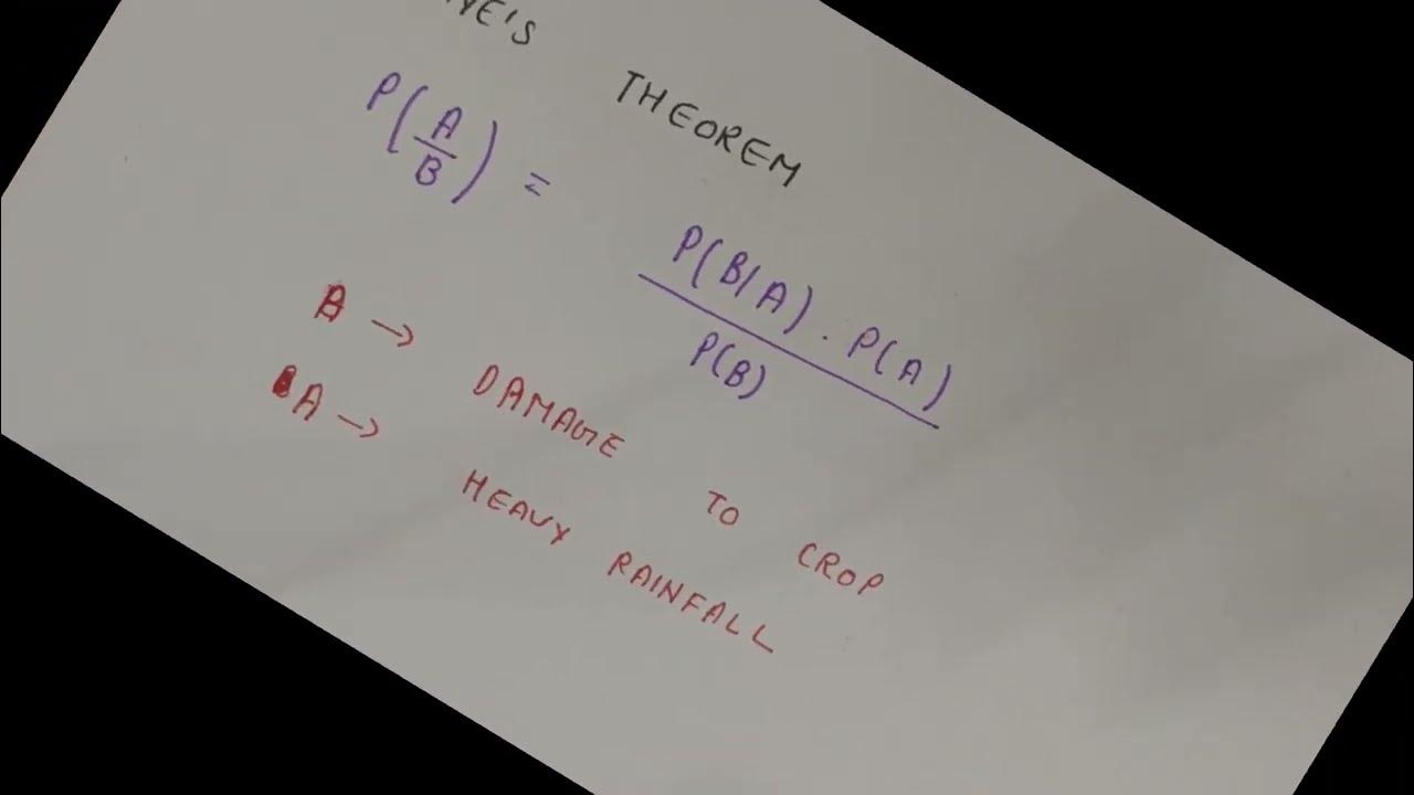 5. Bayes Theorem - YouTube