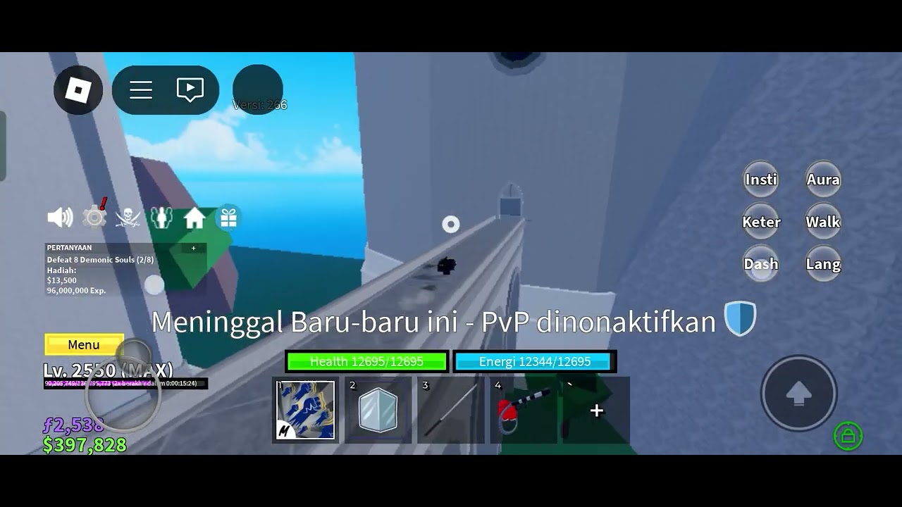 mencari demonic wisp utk buat Sanguin art ges. #bloxfruits #ngerii ...