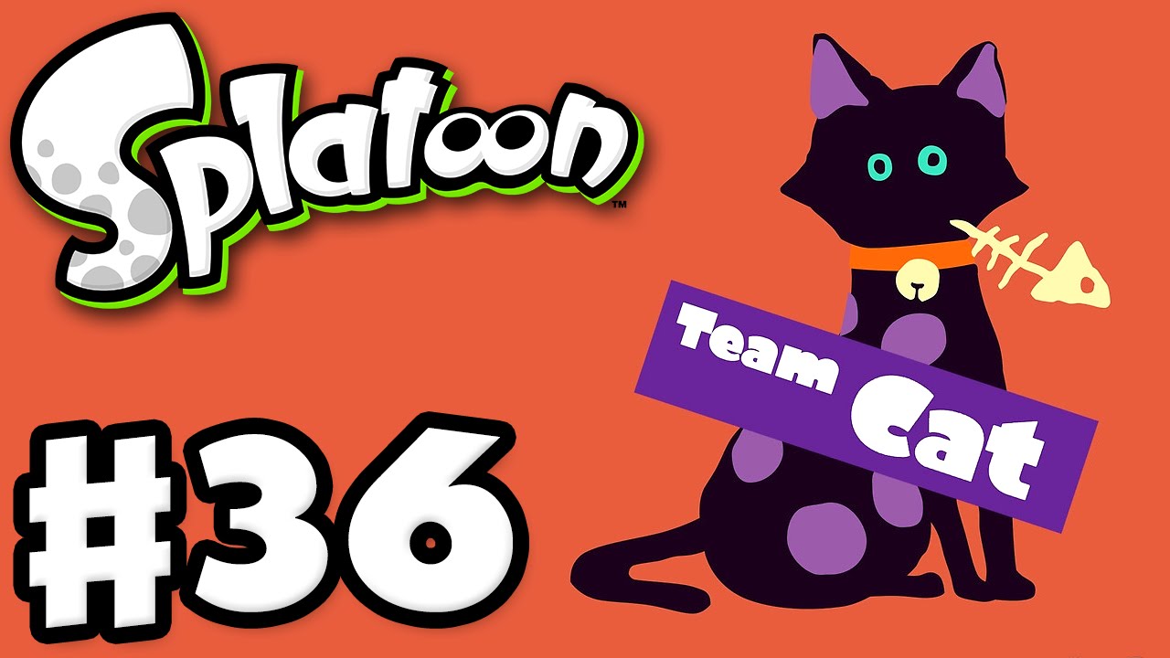 Splatoon - Gameplay Walkthrough Part 36 - Splatfest: Team Cat ...