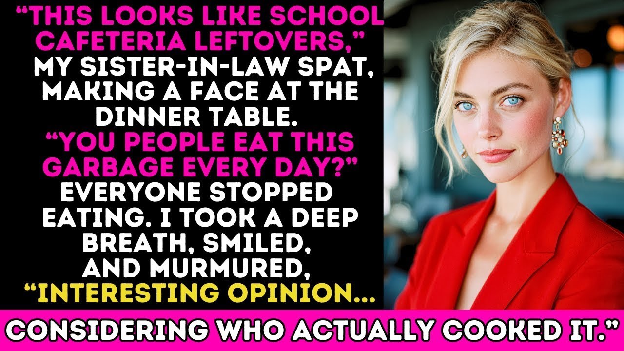 My Sister-in-Law Called My Dinner 'Pathetic'—Until She Found Out Who ...