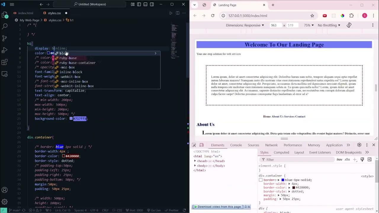 CSS Part 6 - CSS BOX MODEL | padding, margin, border, radius, Box shadow - Tamil - YouTube
