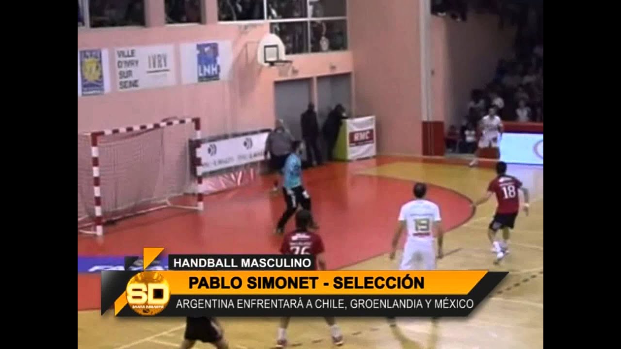 Handball: Pablo Simonet - 20/06/2014 - YouTube