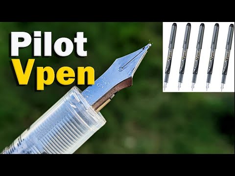 Pilot V Pen Disposable Fountain Pen REVIEW