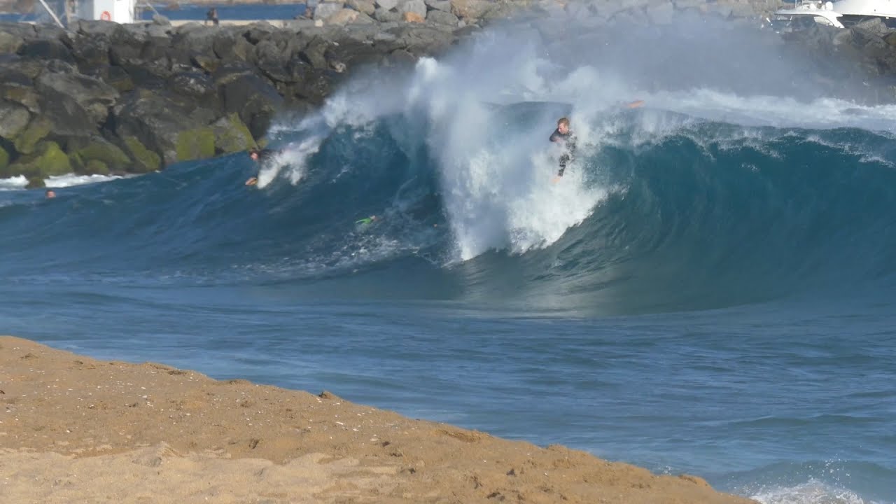 The Wedge, CA, Surf, 8/18/2017 pm - Part 1 (4K@30) - YouTube
