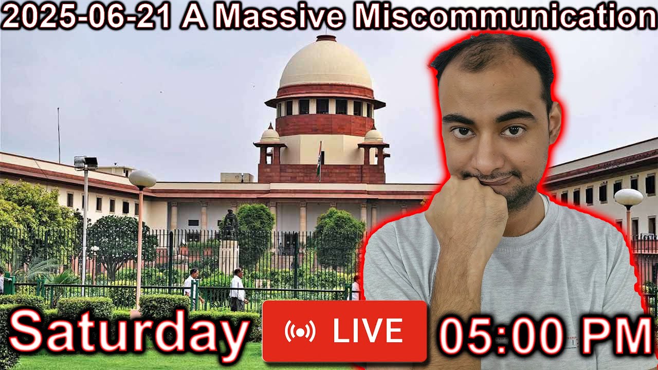 2025-06-21 A Massive Miscommunication - YouTube