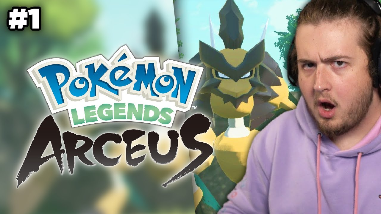 Purplecliffe plays Pokemon Legends Arceus Release Day - YouTube
