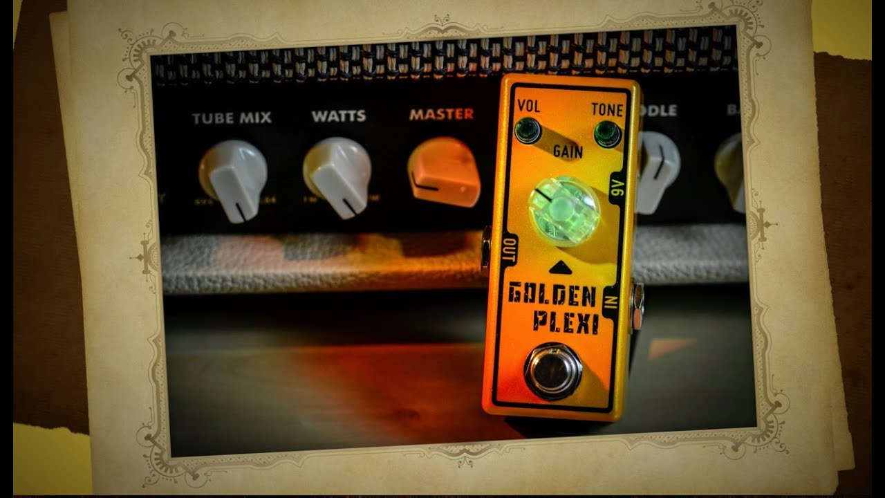 ToneCity - Golden Plexi - Distortion Pedal Demo - YouTube