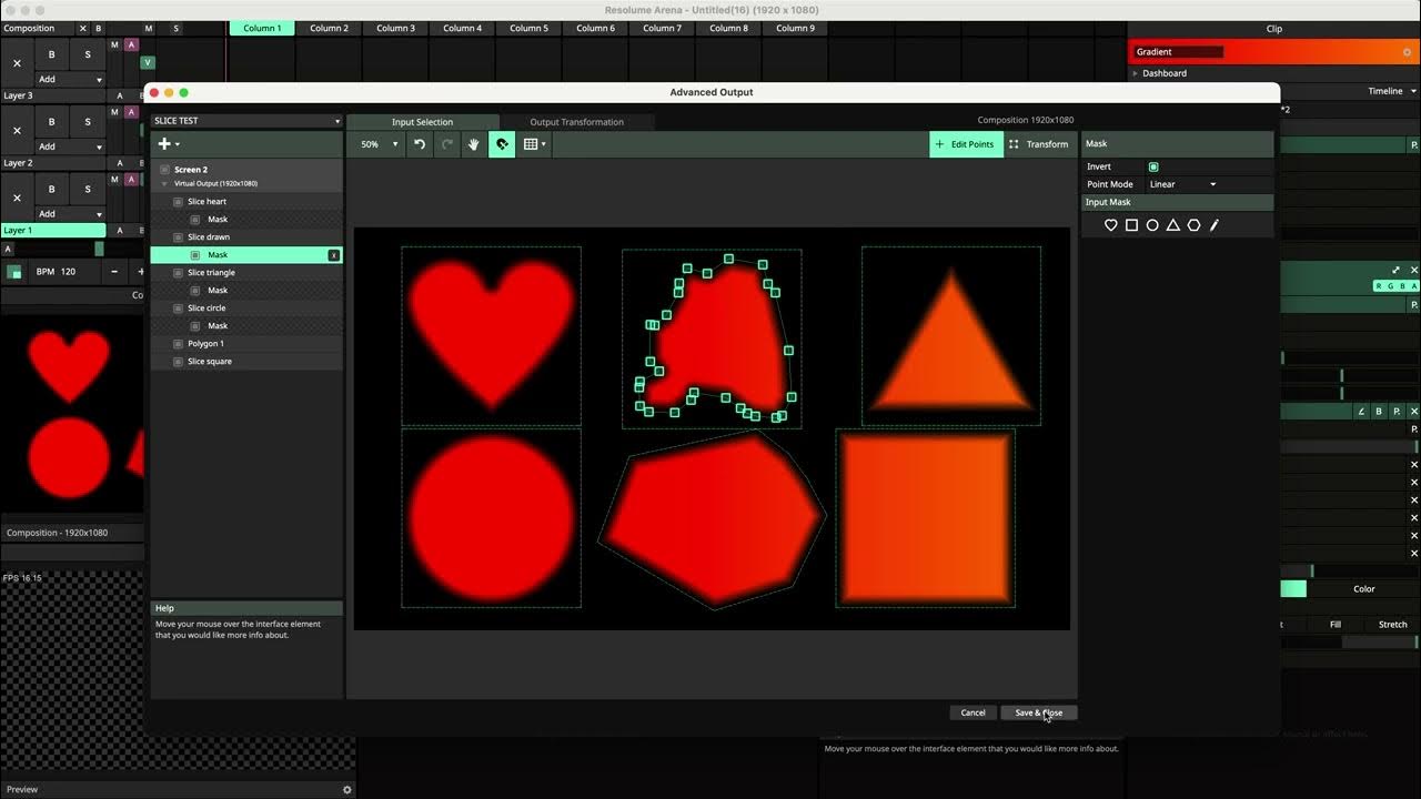 Resolume Plugin: Slice feather - YouTube