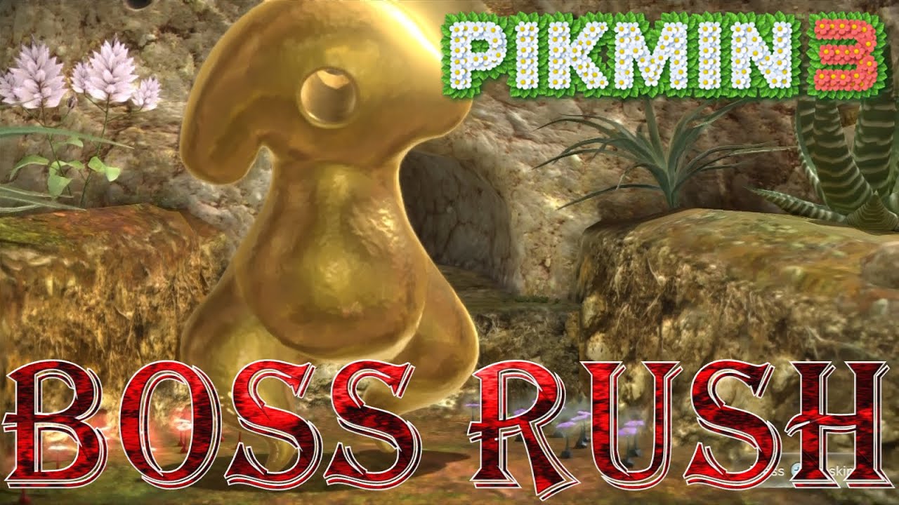 Pikmin 3 - Boss Rush (All Boss Fights) - YouTube