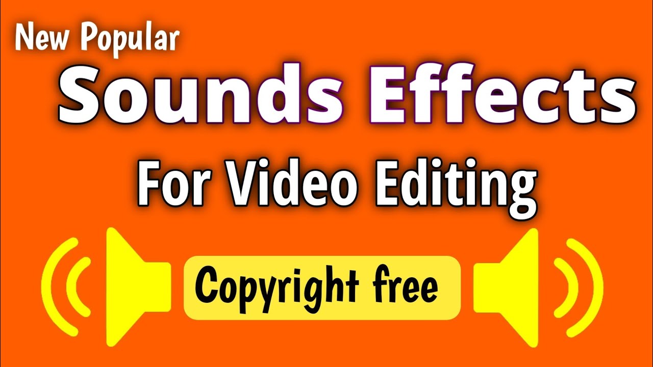 The Most POPULAR Sounds Effects You Can Use For Your YouTube Videos ...