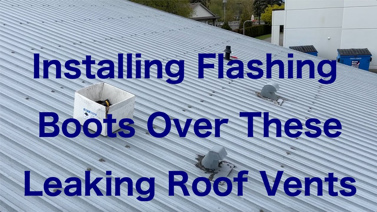 Metal Roof Vent Boot Installation - S08E197 - YouTube