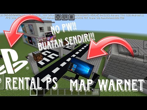 Share Map rental ps!! dan warnet no pw buatan sendiri!!#minecraft - YouTube