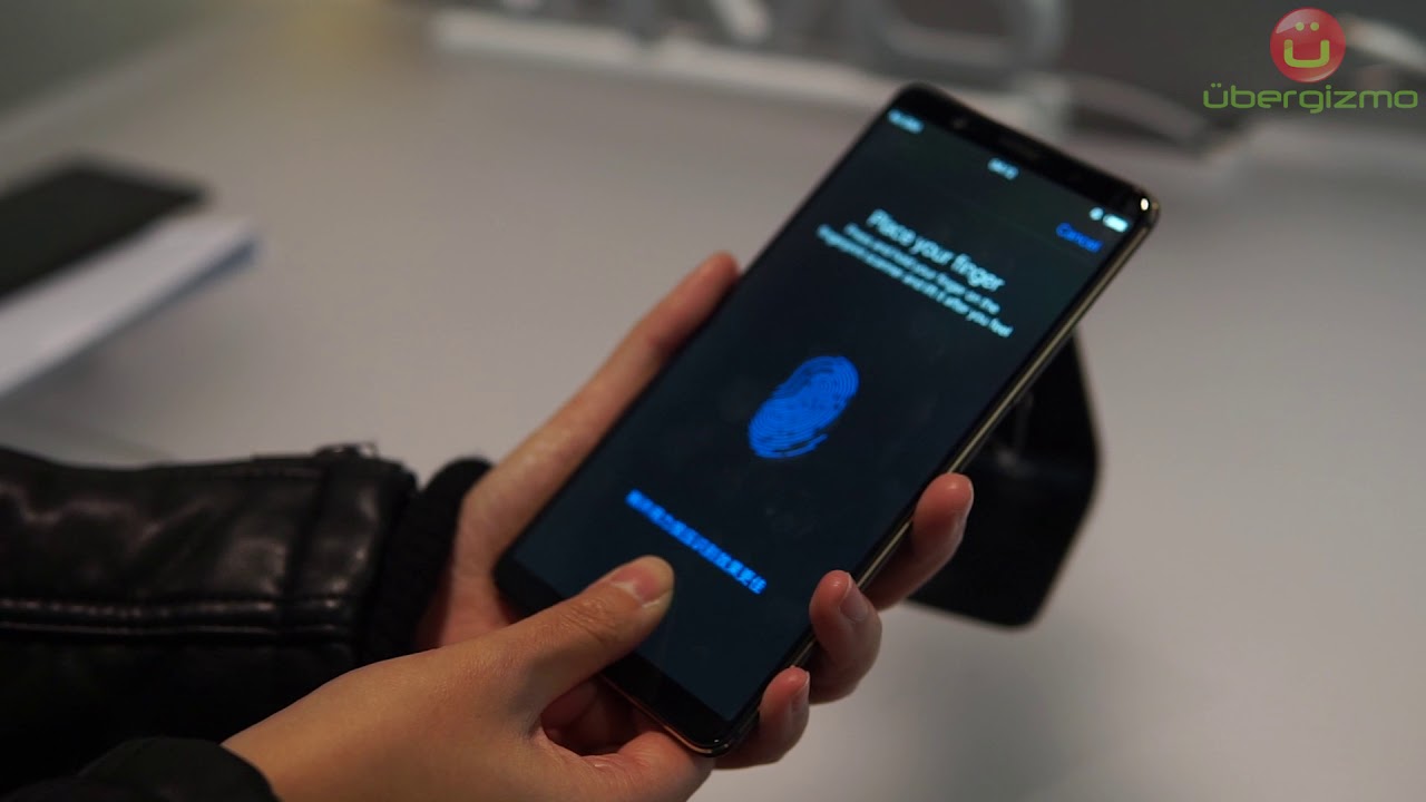 In-Screen Fingerprint: First Demo by Vivo and Synaptics - YouTube