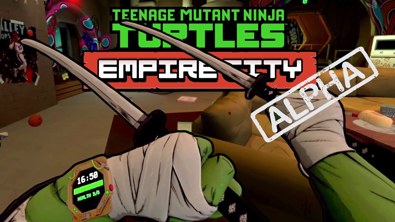 Teenage Mutant Ninja Turtles VR Alpha Demo Quest Gameplay! - YouTube