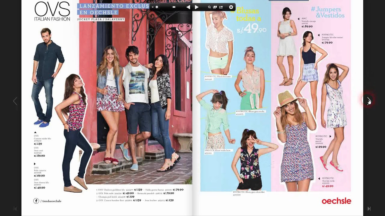 Catalogo de Ropa Oechsle Primavera Verano 14 15 - YouTube